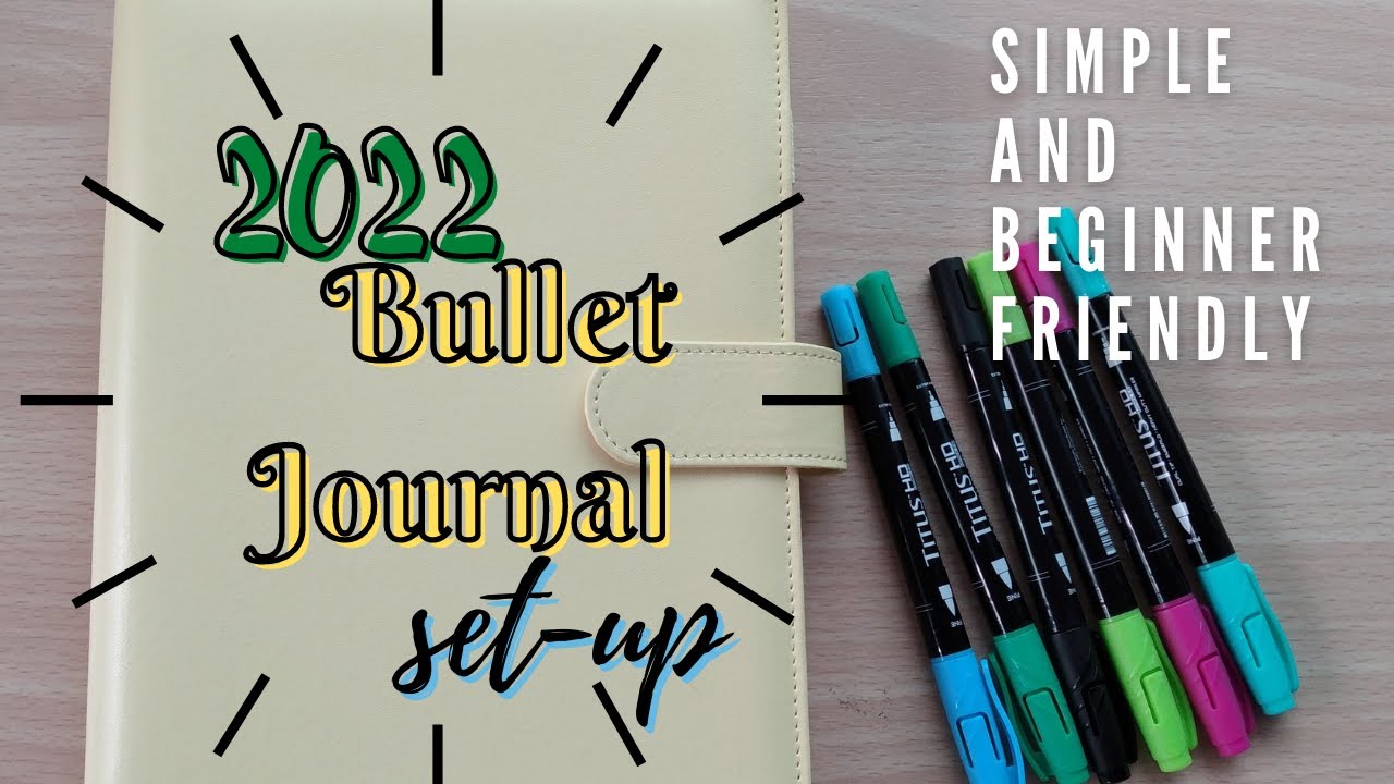 MY 2022 BUJO Set-up/SIMPLE AND BEGINNER FRIENDLY//ByTeacherVirgie - YouTube