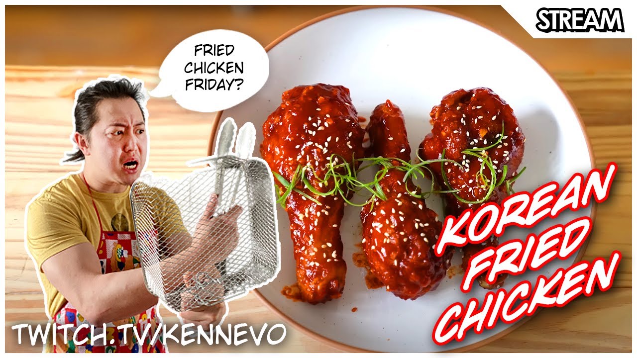 [2023-03-10] Cooking Stream - Korean Fried Chicken IRL Stream - YouTube