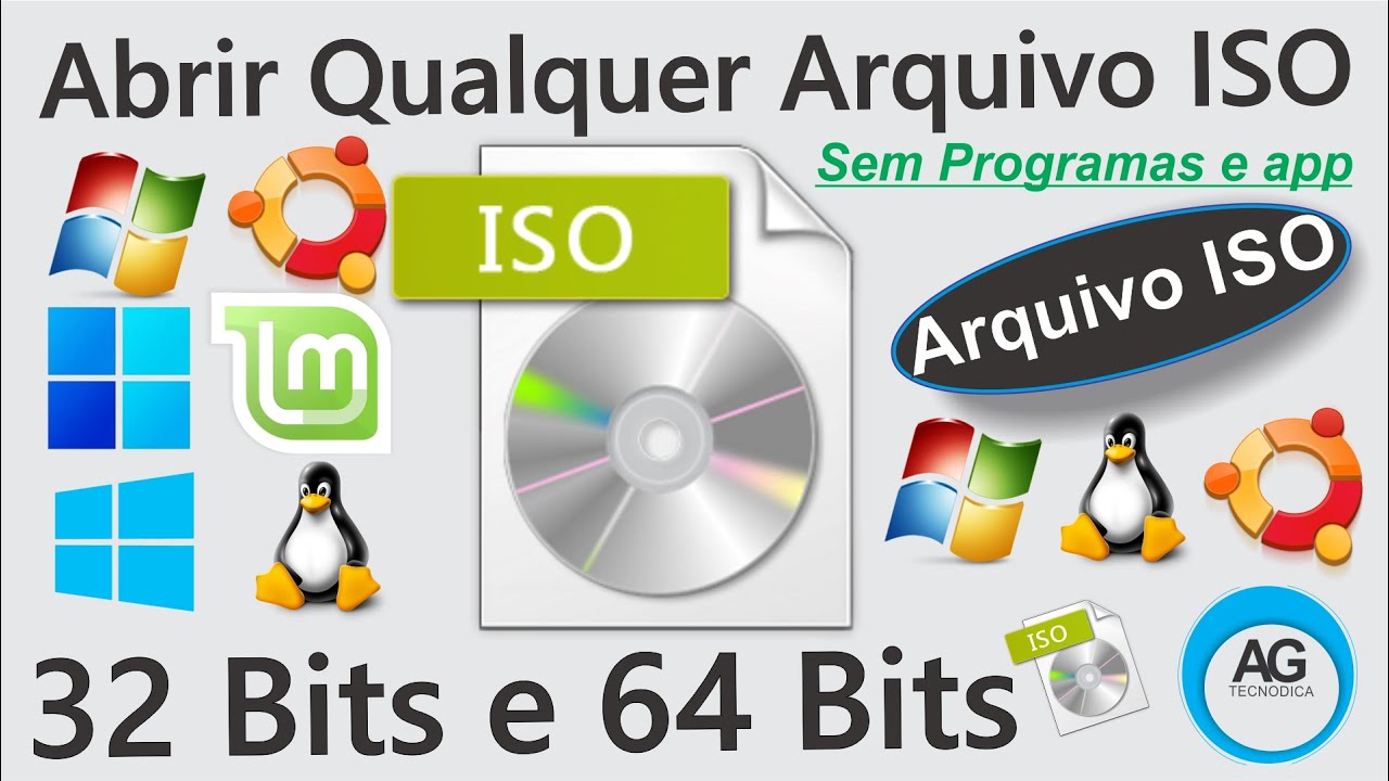 Como Abrir qualquer Arquivo ISO, Sem Programas e App - YouTube