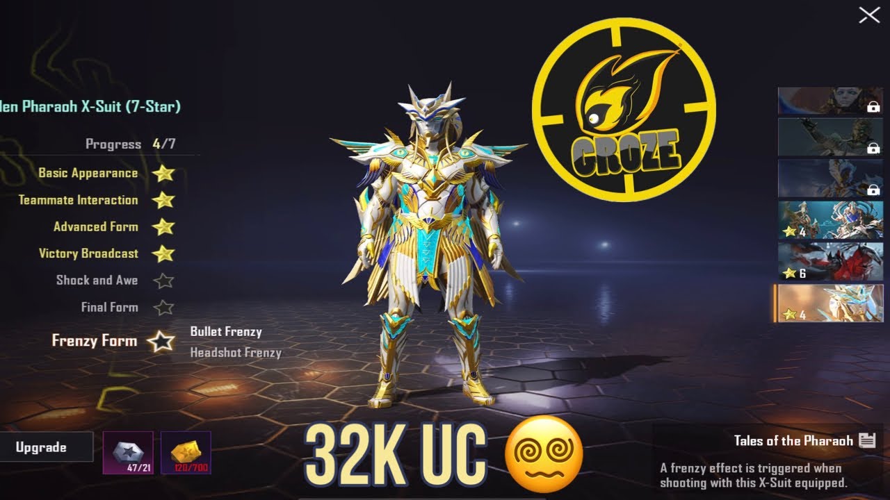 EL TRAJE DEL FARAÓN ESTA DE VUELTA 😍 | PUBG MOBILE - YouTube