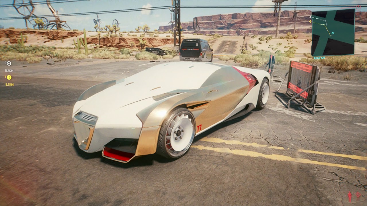 Cyberpunk 2077 Rayfeild Caliburn - Bugatti - YouTube