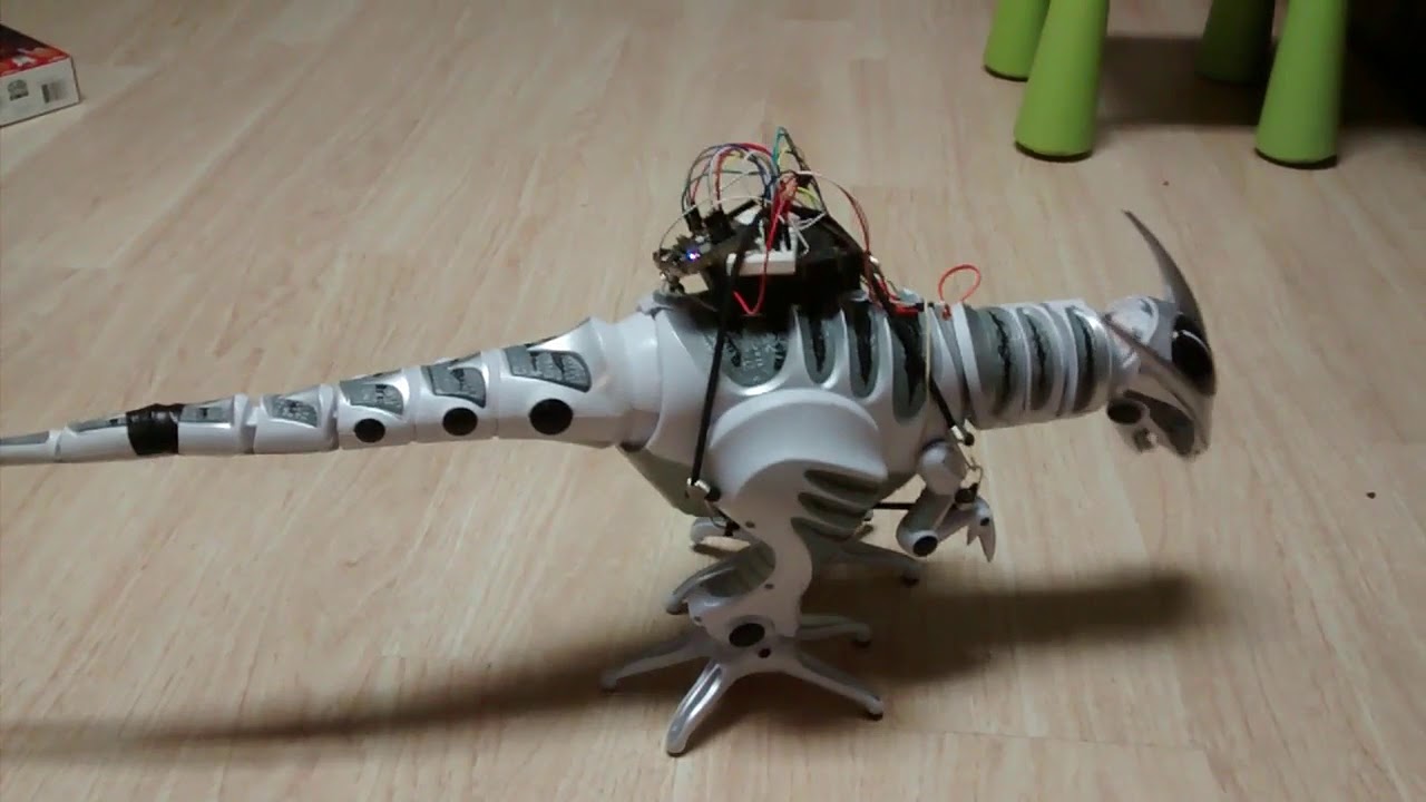 voice controlled robot raptor - YouTube