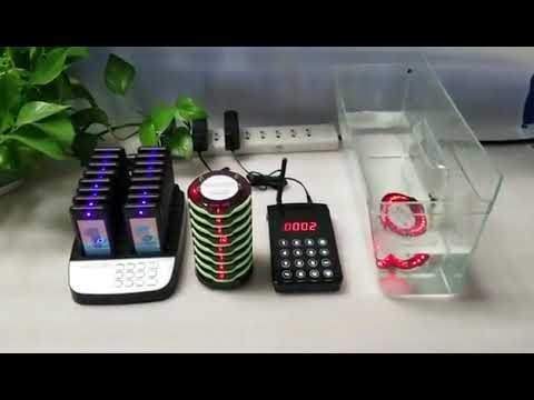 How to Guest paging system SOLT Coaster Pager - YouTube