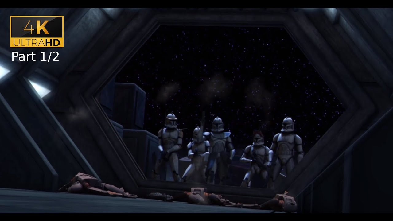 Clones take back Rishi Station Part 1/2 | Star Wars The Clone Wars | 4K ...