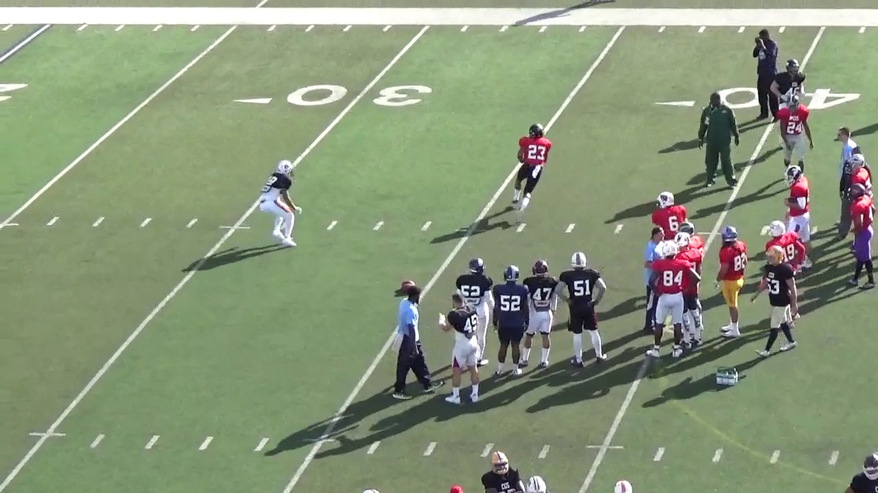 2017 College Gridiron Showcase: Day One Practice Footage: 1-on-1 - YouTube