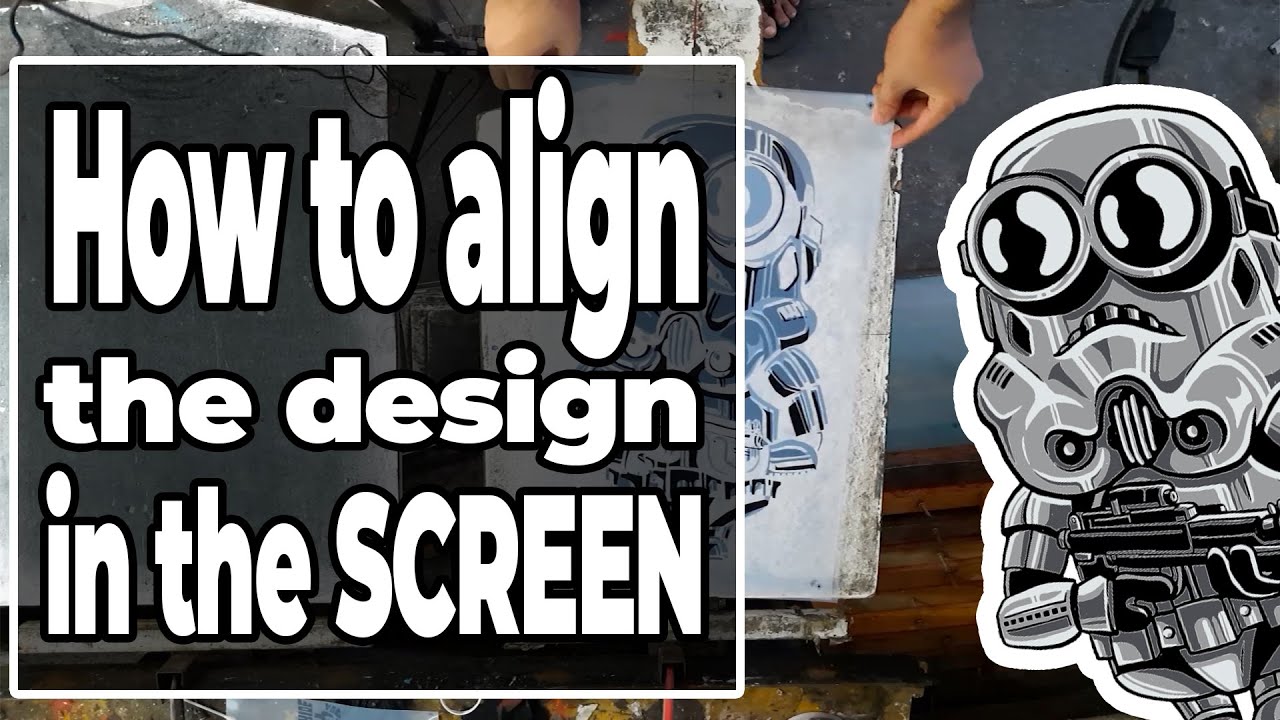 How to align the design in the screen - Tips and Tricks in Silkscreen ...