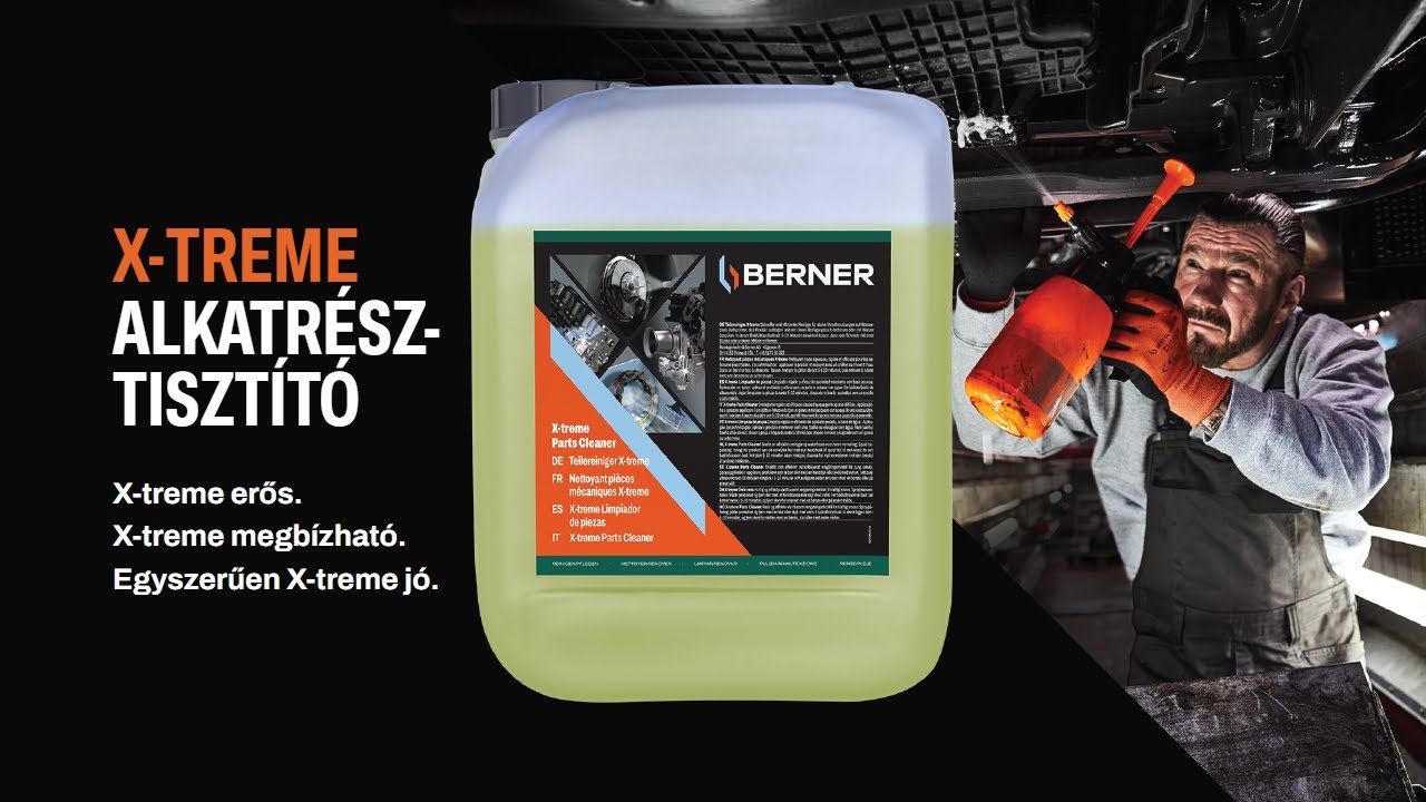 BERNER - XTREME Alkatrésztisztító - YouTube