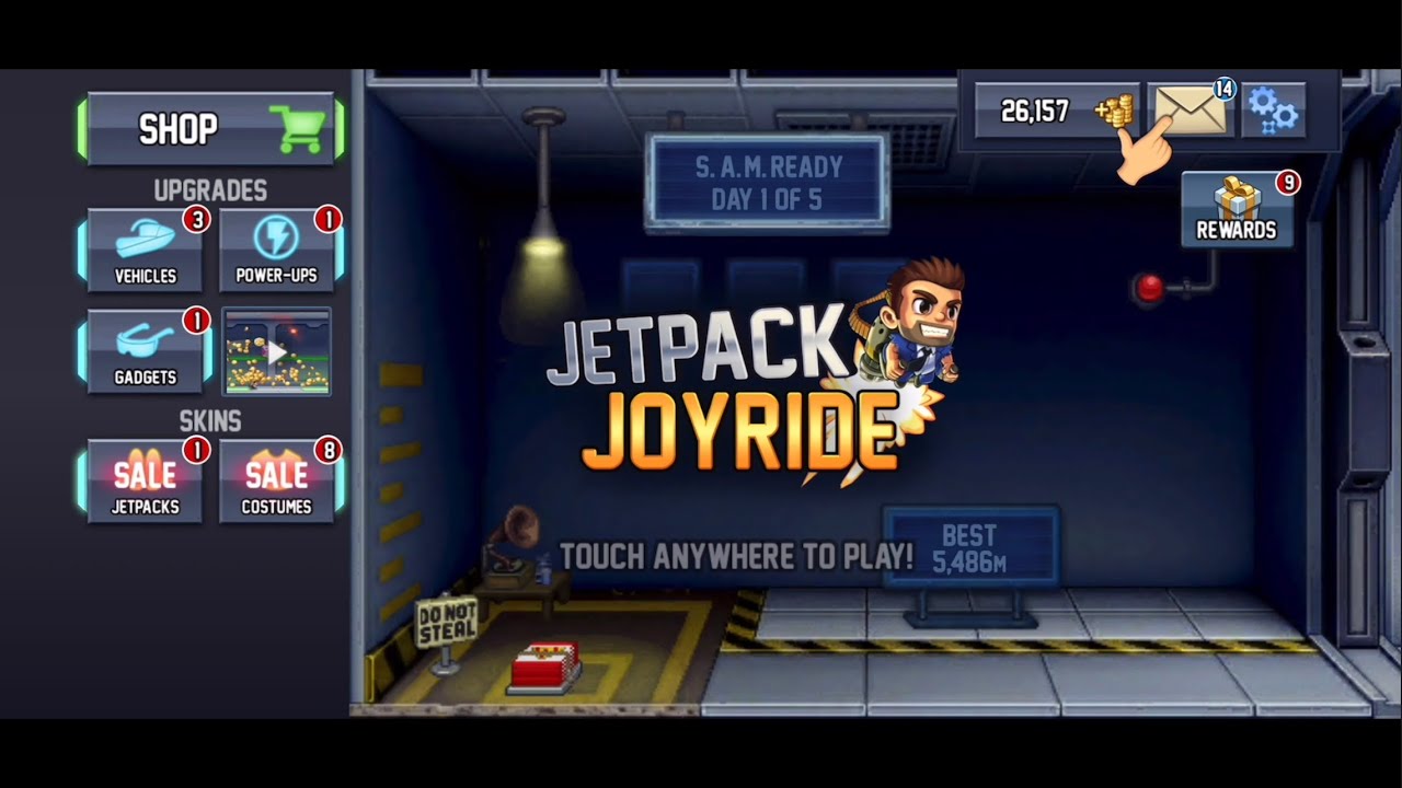 Funny Jetpack jolly ride - YouTube