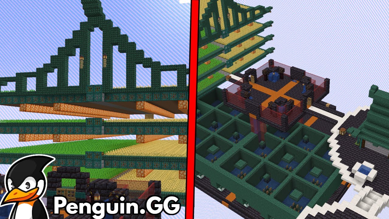 Skyblock Island Tour + Showing All My Farms | Penguin.GG Minecraft - YouTube