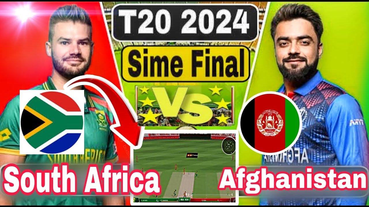 Afg Vs Sa Live T20 World Cup 1st Semi Final Afghanistan Vs South