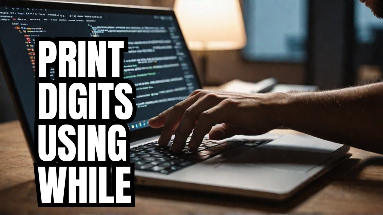 C Program To Print Digits Of A Number Using While Looping Statement 2141