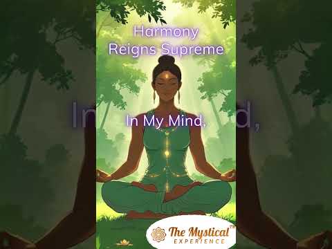 Harmony Reigns Supreme #dailyaffırmations #positiveaffirmation #spiritualaffirmation