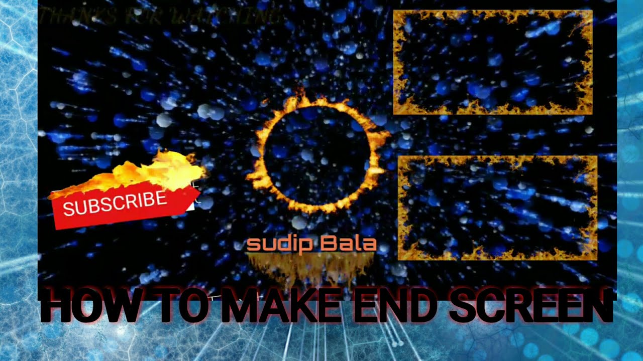 how to make end screen // end creen kaise banatahe - YouTube