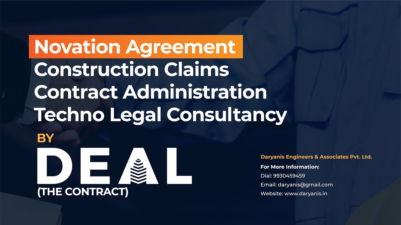 Novation Agreement - construction project management civil engineering ...
