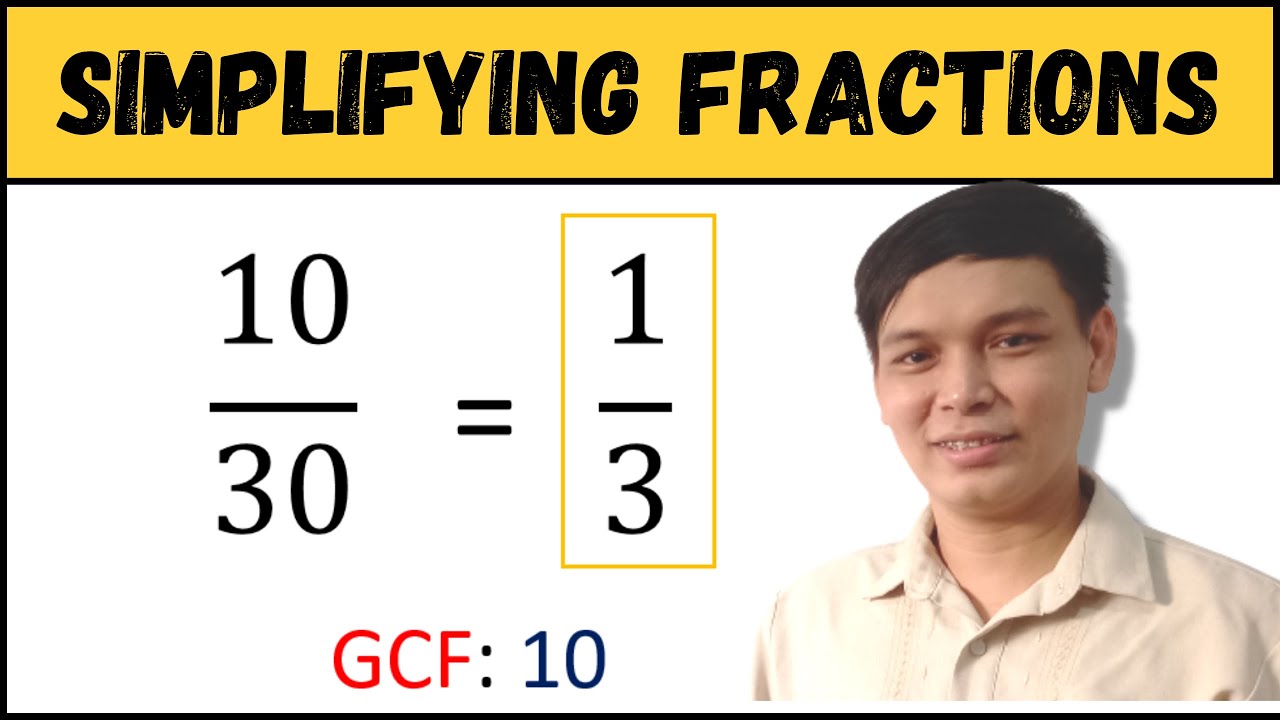 Simplifying Fractions (Reducing to lowest term) - YouTube
