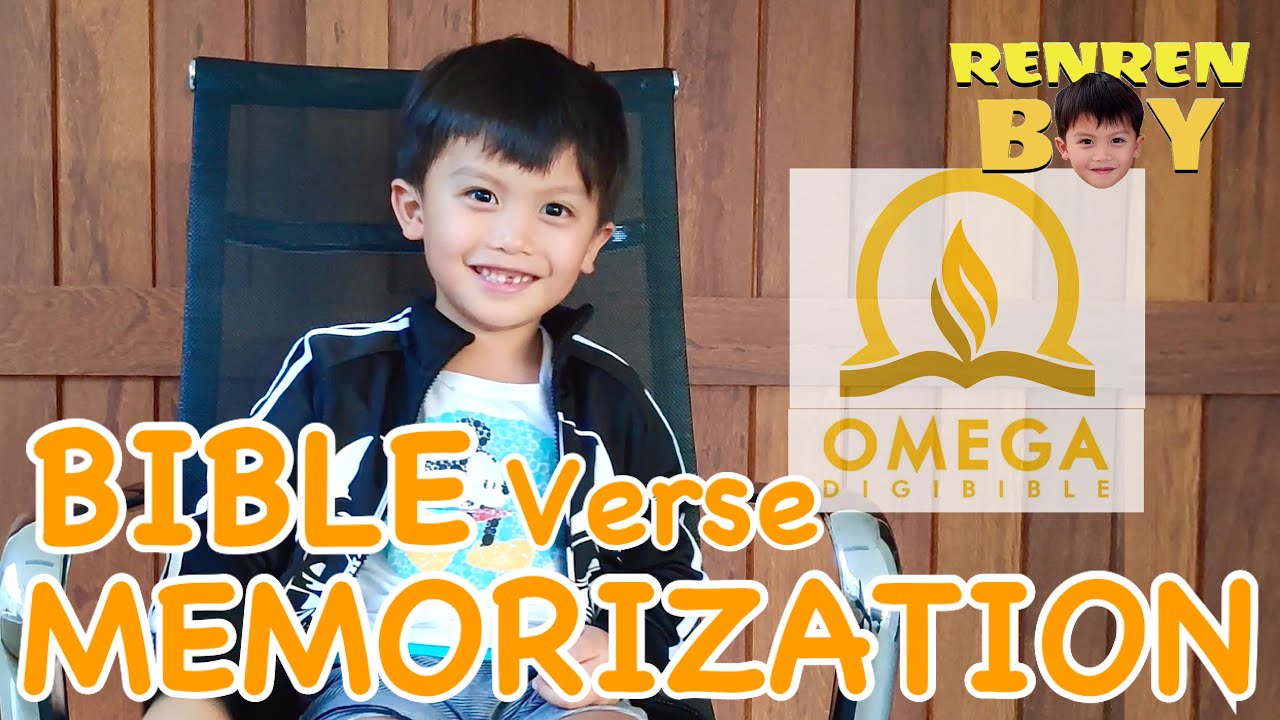 BIBLE VERSE MEMORIZATION | Omega Digibible | 3years old Ren - YouTube