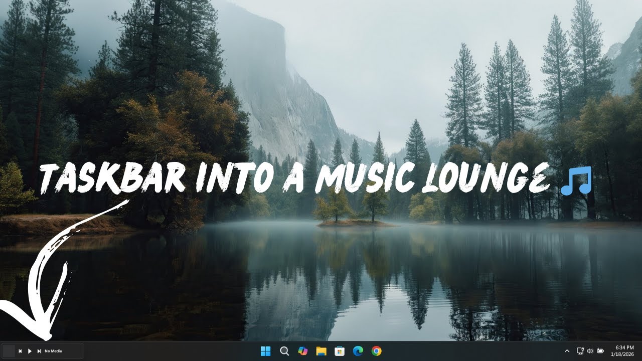 Turn Your Taskbar into a Music Lounge 🎵 | Auto Hide on Fullscreen ...