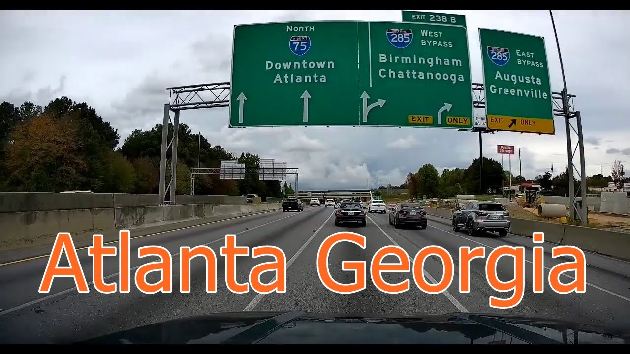 Driving Through Atlanta Georgia - YouTube
