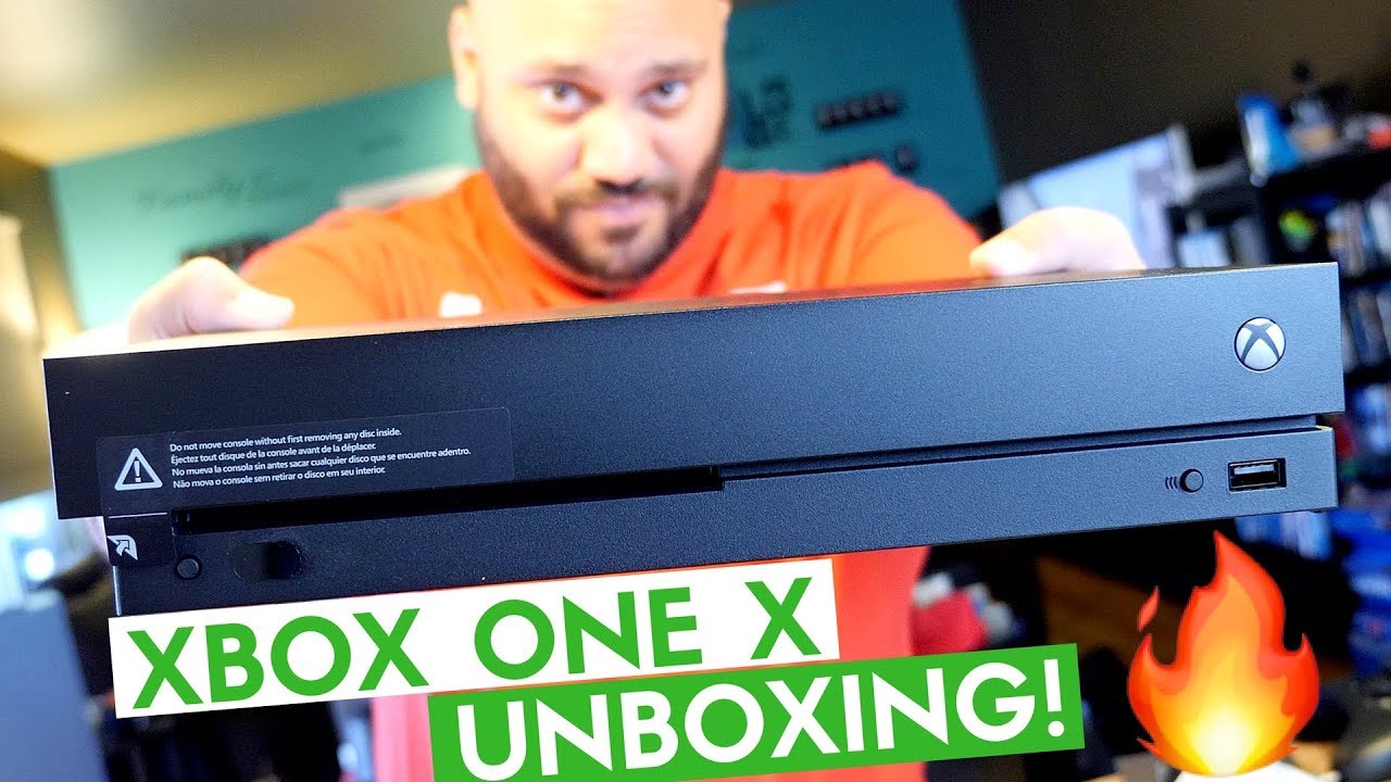 Xbox One X Unboxing & Hands On! - YouTube