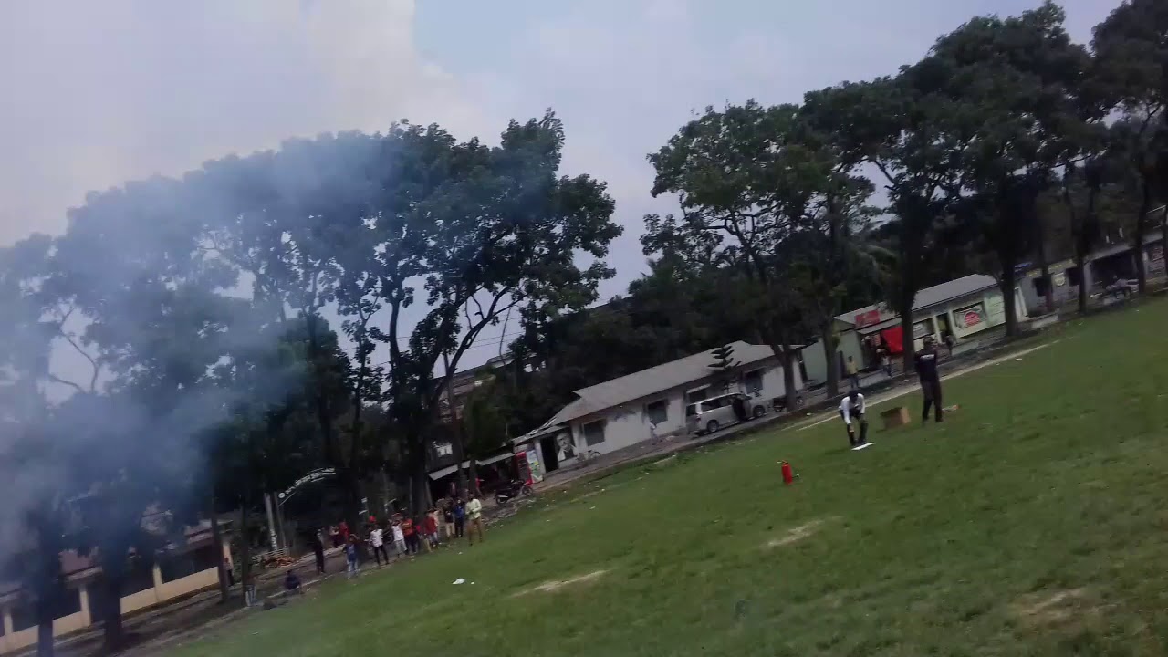 Fire Work test for the celebration program of Bongobondhu Satellite-1 ...