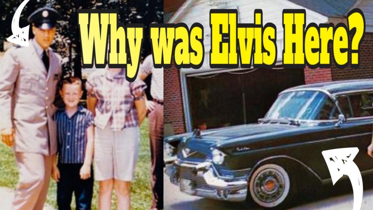 Elvis drops Rex Mansfield off after Basic Training Summer 1958 The Spa ...