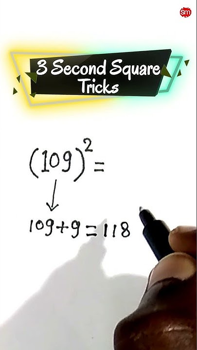 3 Digit Square Tricks | Square Of 3 Digit Number Tricks | Square Tricks For 3 Digits Number In ...