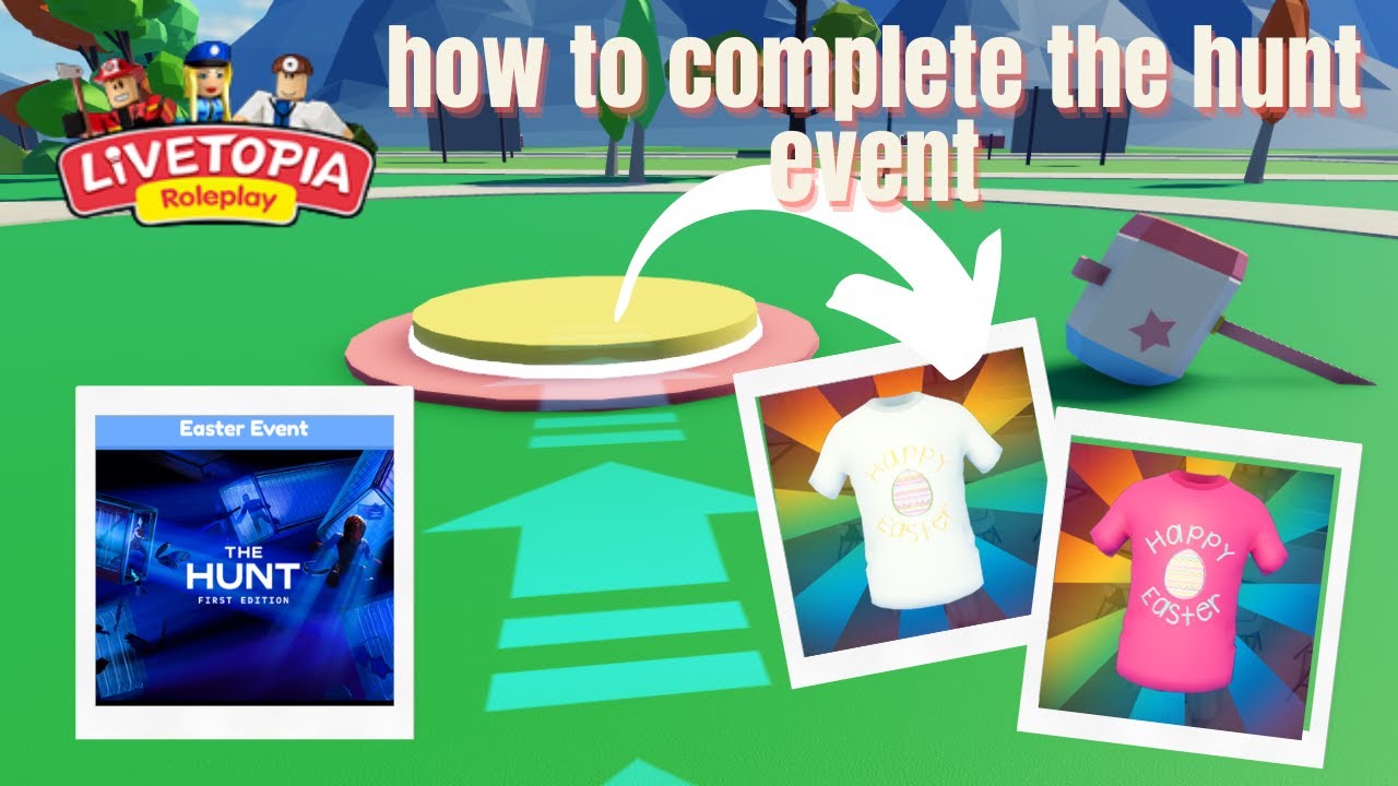 LIVETOPIA HOW TO COMPLETE THE HUNT EVENT // UPDATE 150 // Livetopia ...