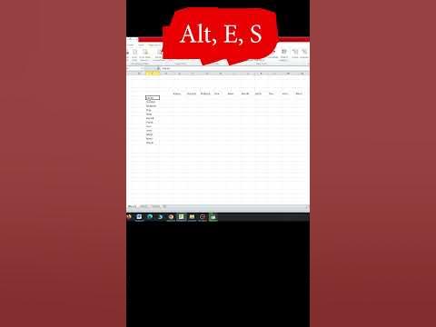 Time Saving Excel shortcut Tricks #computertips #shortcutkeys #shortcuts #tricks - YouTube