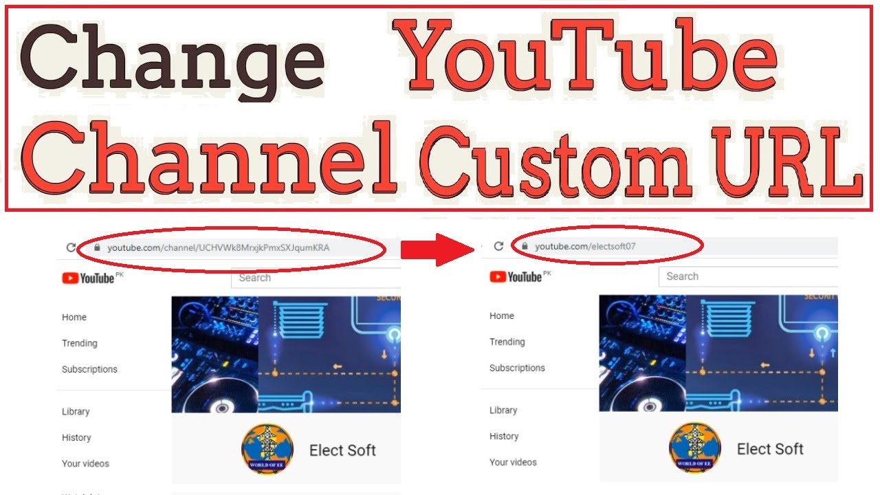 How To Change Custom URL Of Youtube Channel | how to change custom url ...