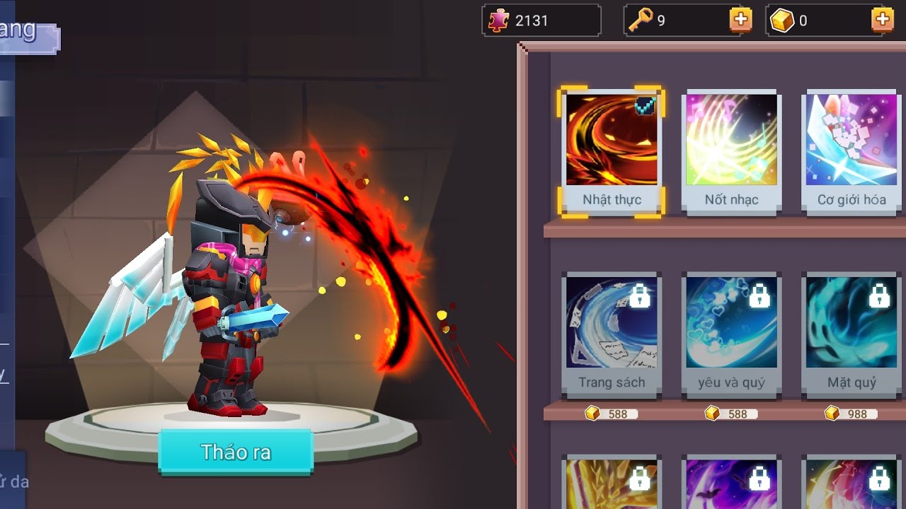 Nhận được bóng kiếm nhật thực và test (i got Solar Eclipse sword effect ...