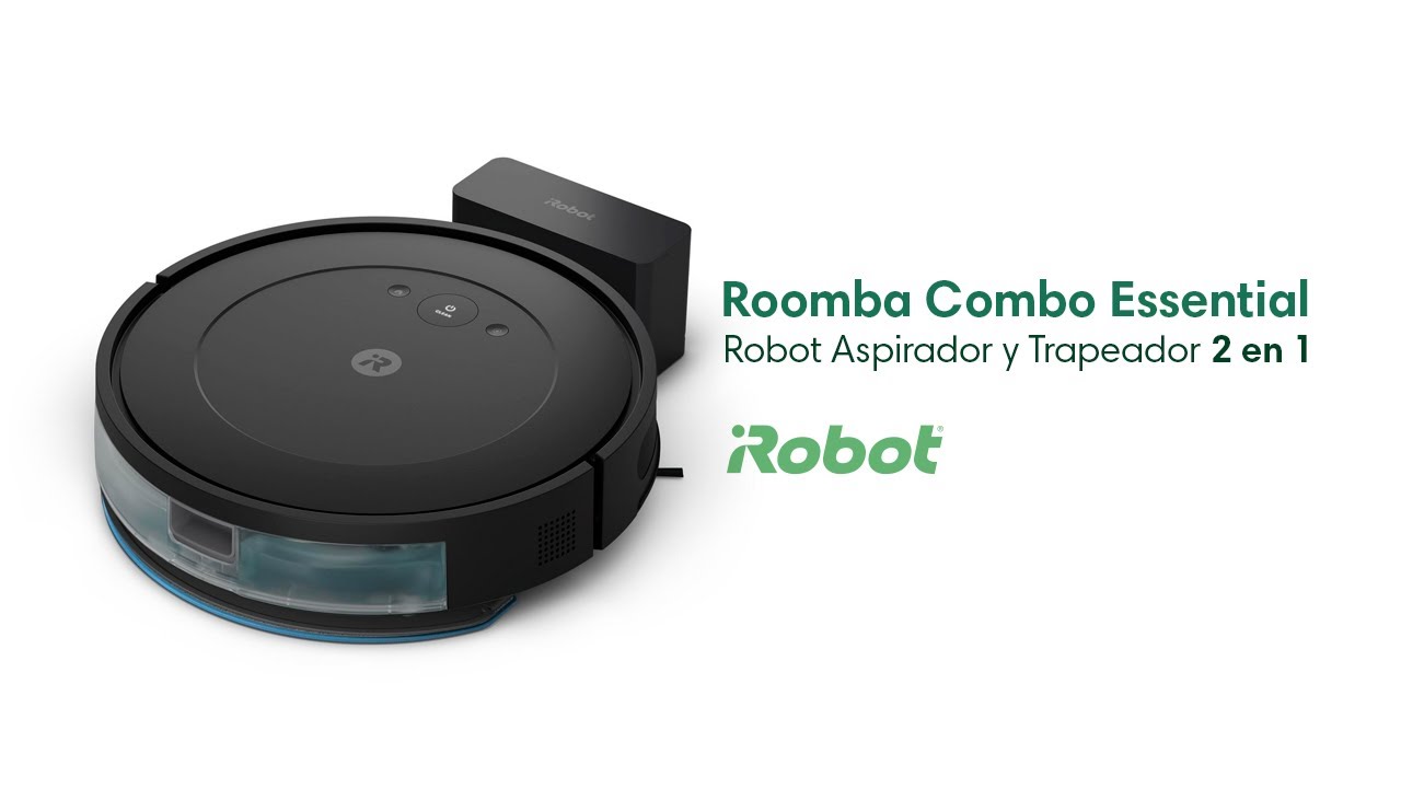 Roomba Combo Essential Robot Aspirador y Trapeador 2en1 - YouTube