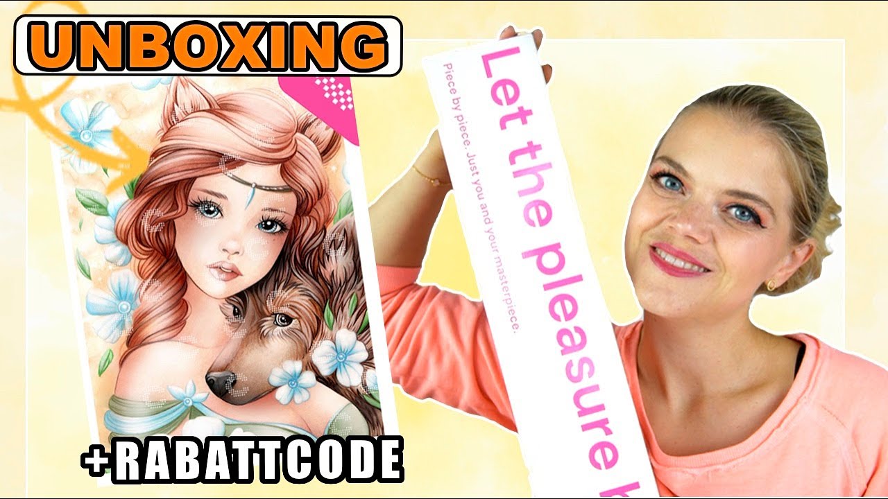DIAMOND PAINTING UNBOXING 🥰 Carat.art +RABATTCODE - YouTube