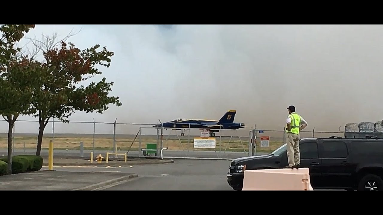 Blue Angels at Boeing Field for Seattle Seafair - YouTube