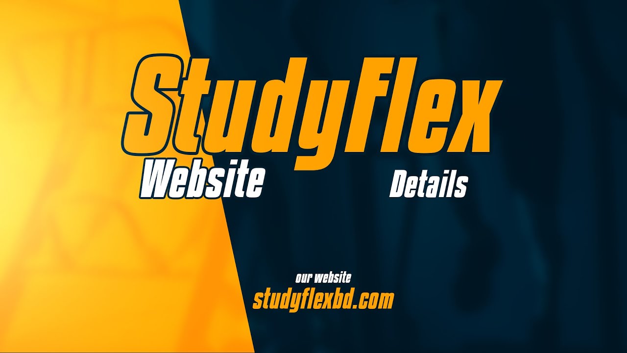 StudyFlex Website Details - YouTube