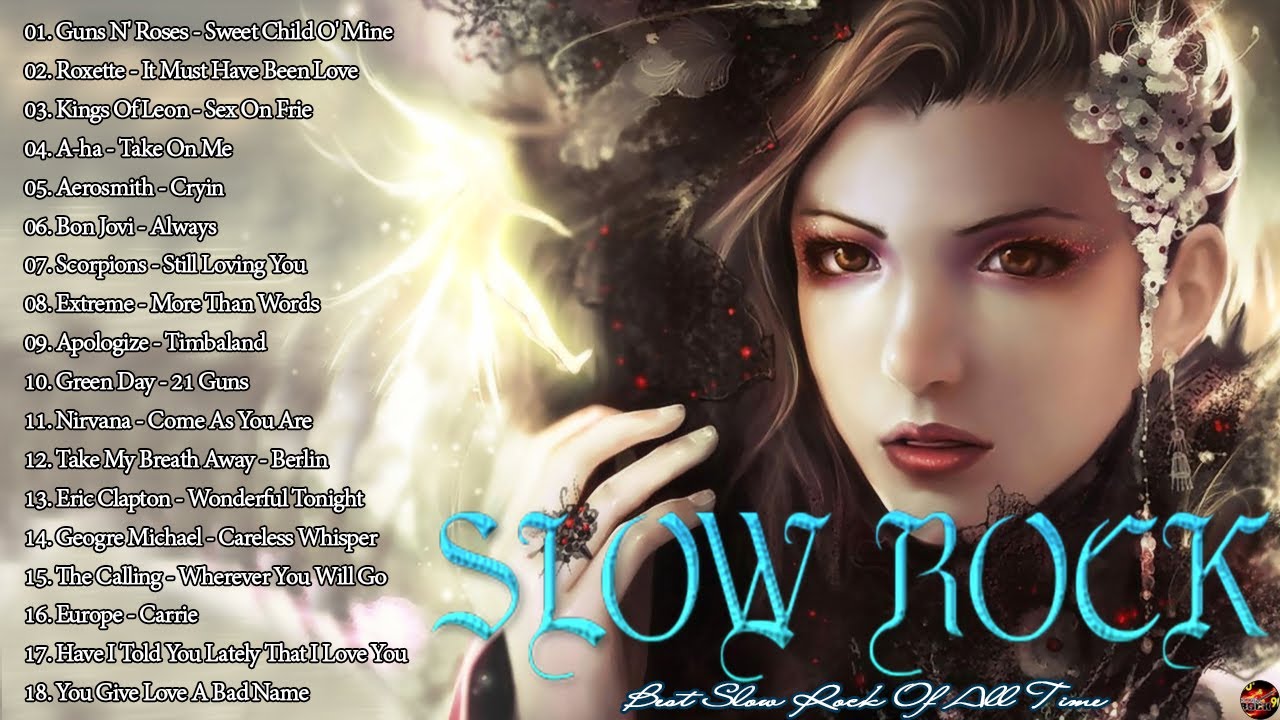 Greatest Slow Rock Ballads 80s, 90s ☀️ U2, Scorpions, Led Zeppelin, Bon ...