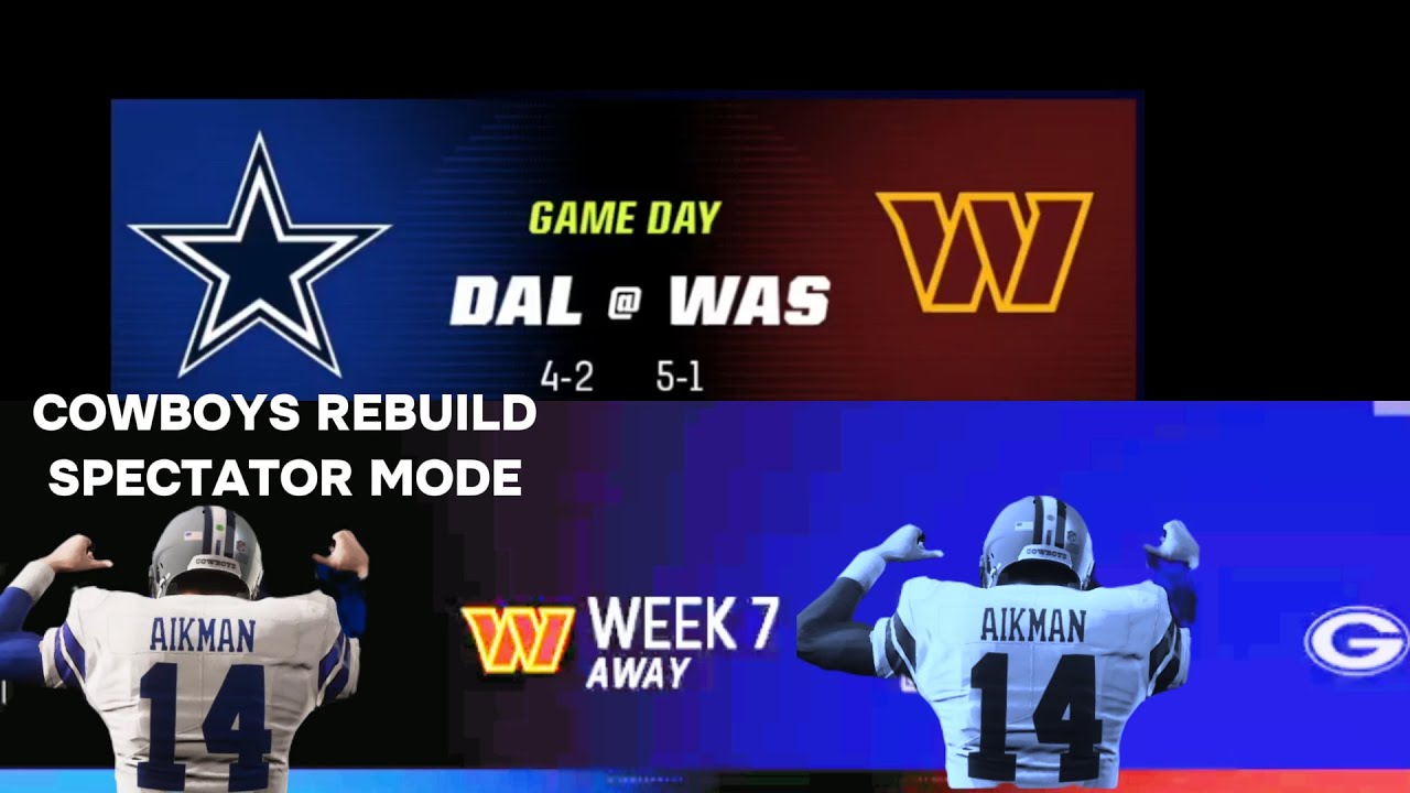 COWBOYS REBUILD -MADDEN NFL 23 GAMEPLAY - YouTube