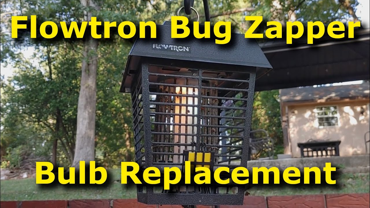 Flowtron Bug Zapper Bulb Replacement - YouTube