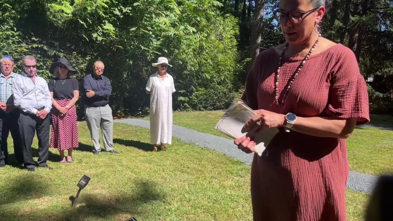 Unveiling Service for Jordan Levi-Matin z”l - YouTube