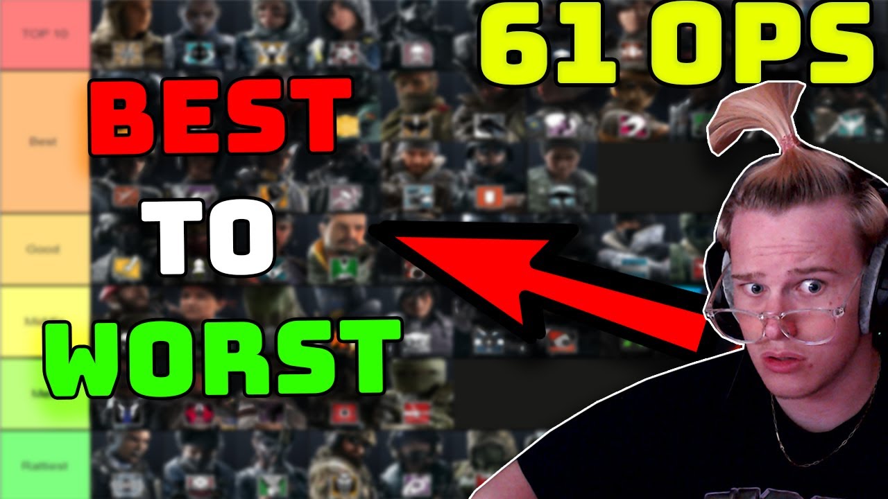 The *BEST OPERATORS* In High Calibre Rainbow Six Siege (ALL 61 OPS ...