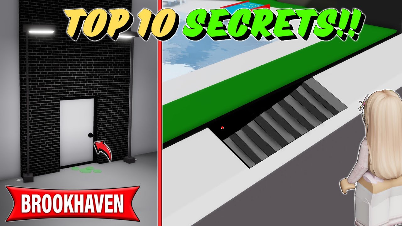 Trying TOP 10 SECRET Places in BROOKHAVEN ROBLOX 2025 - YouTube