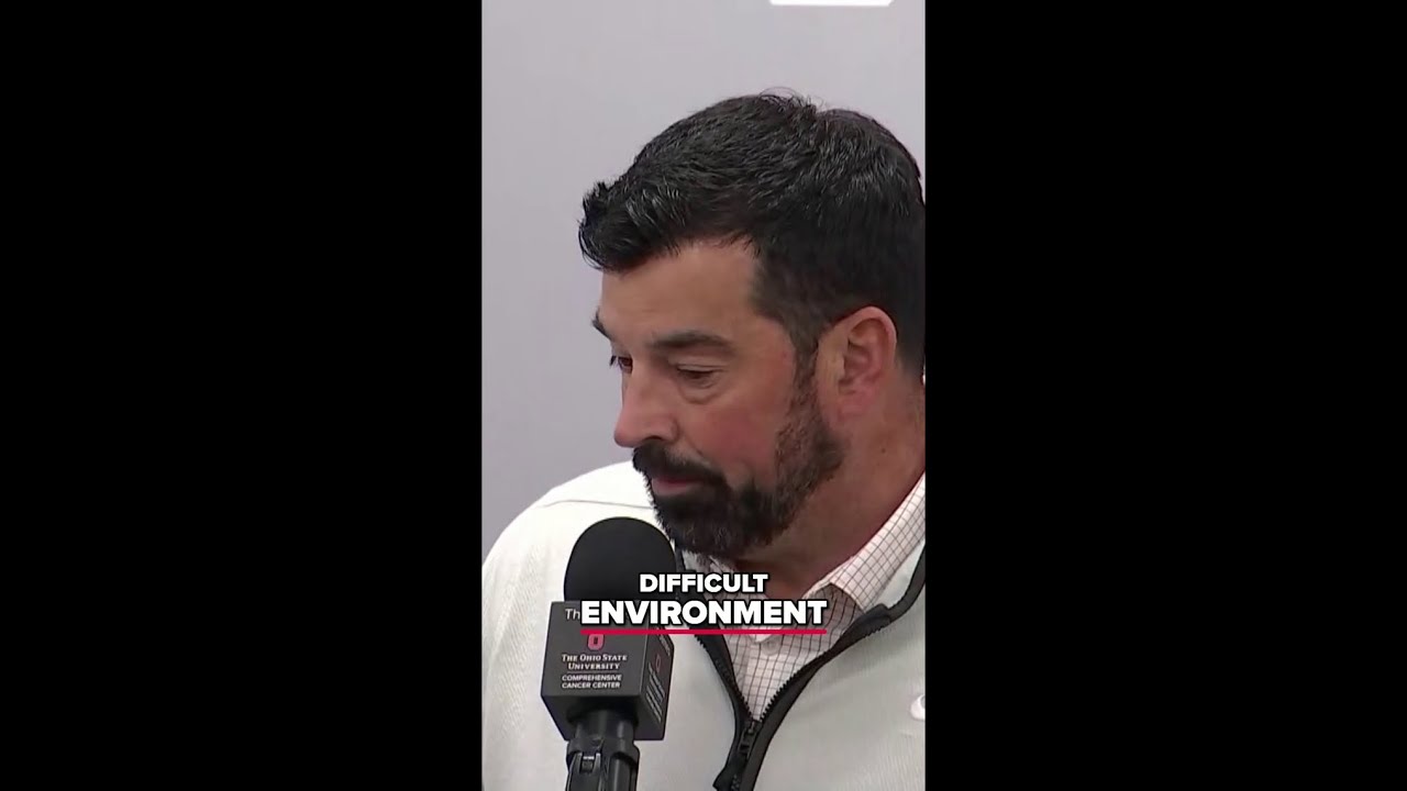 Ryan Day calls Wisconsin another big challenge for Ohio State - YouTube
