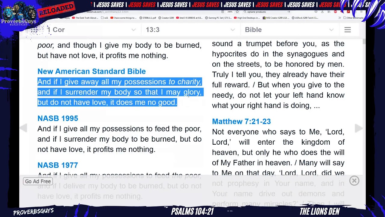 The Great KJV vs NASB Talk | Faith Unfiltered PODCAST vs ProverbsGuys ...