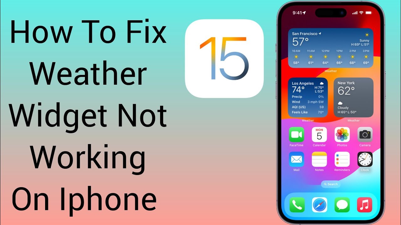 How To Fix Weather Widget Not Working On Iphone 15,15 Pro And 15 Pro ...