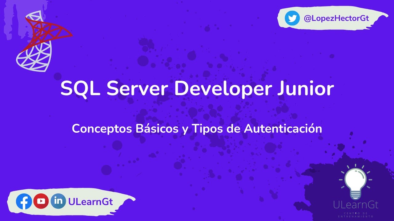 2: Conceptos Básicos y Tipos de Autenticación Microsoft SQL Server - YouTube