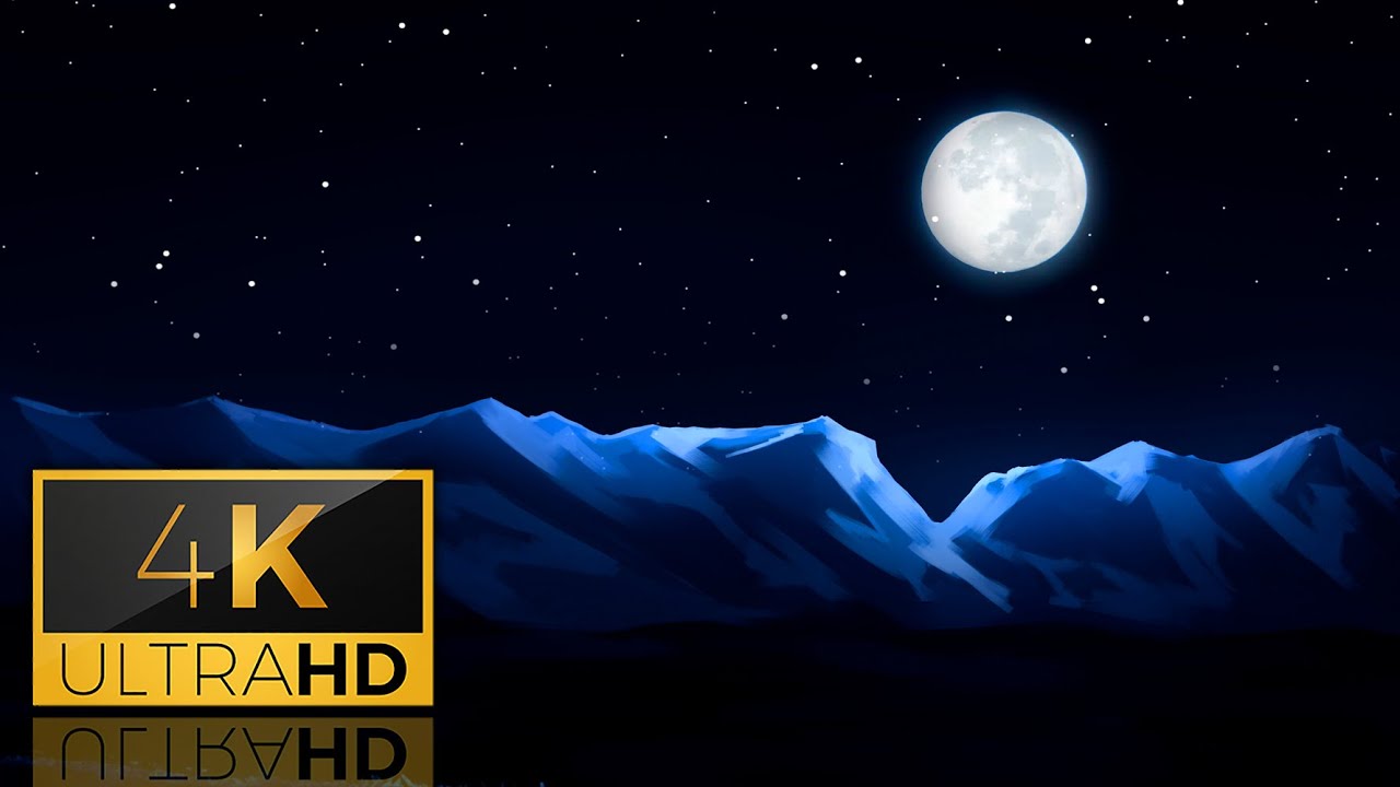 Calming Night | Night Time Footage, Sleep Music, Deep Sleep, Healing ...