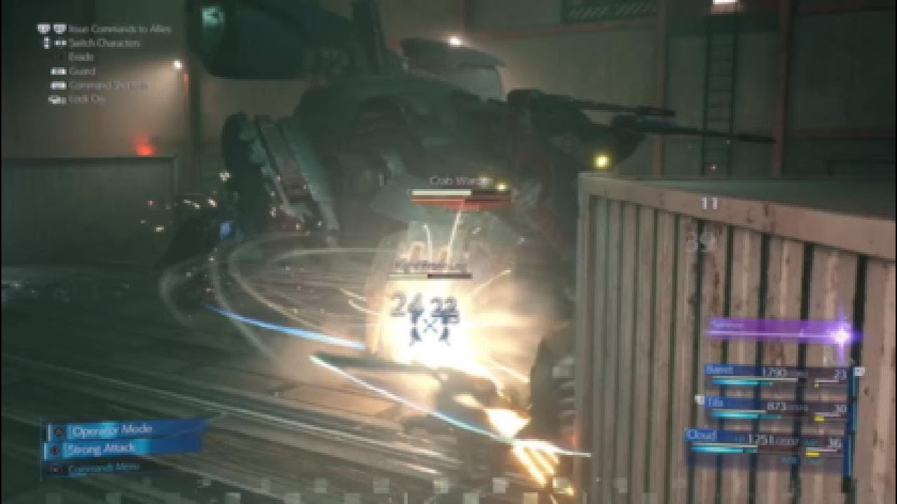 Final Fantasy VII Remake Prototype Boss - YouTube