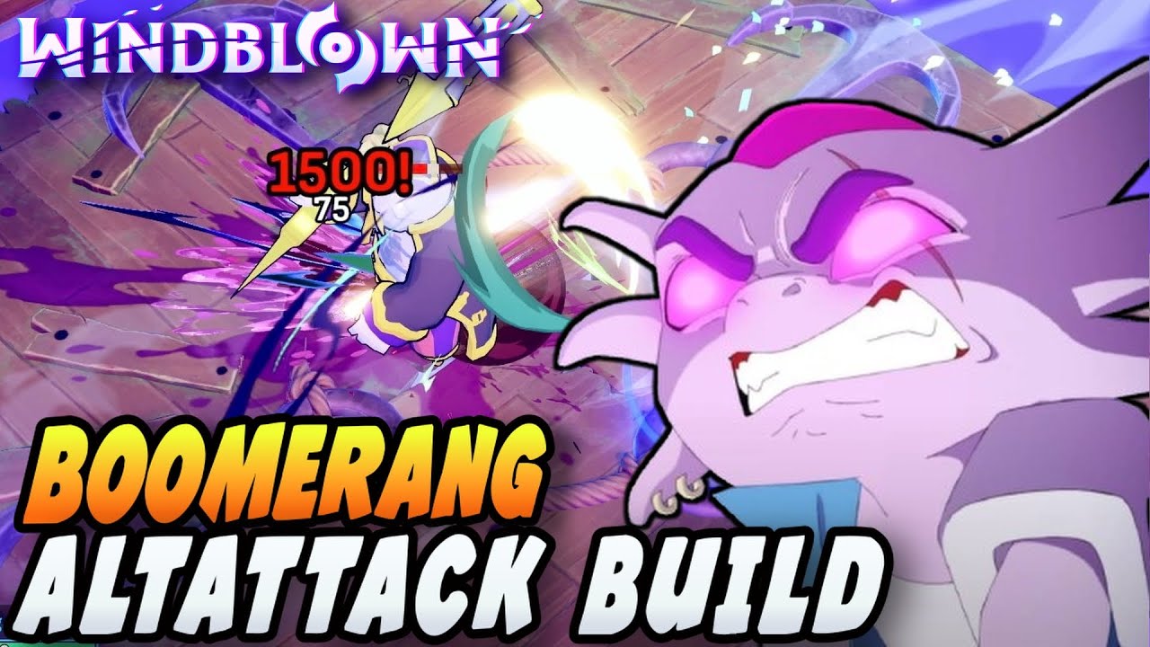 Boomerang + Beat Bolt Alter Attack Build Crushes Everything | Windblown - YouTube