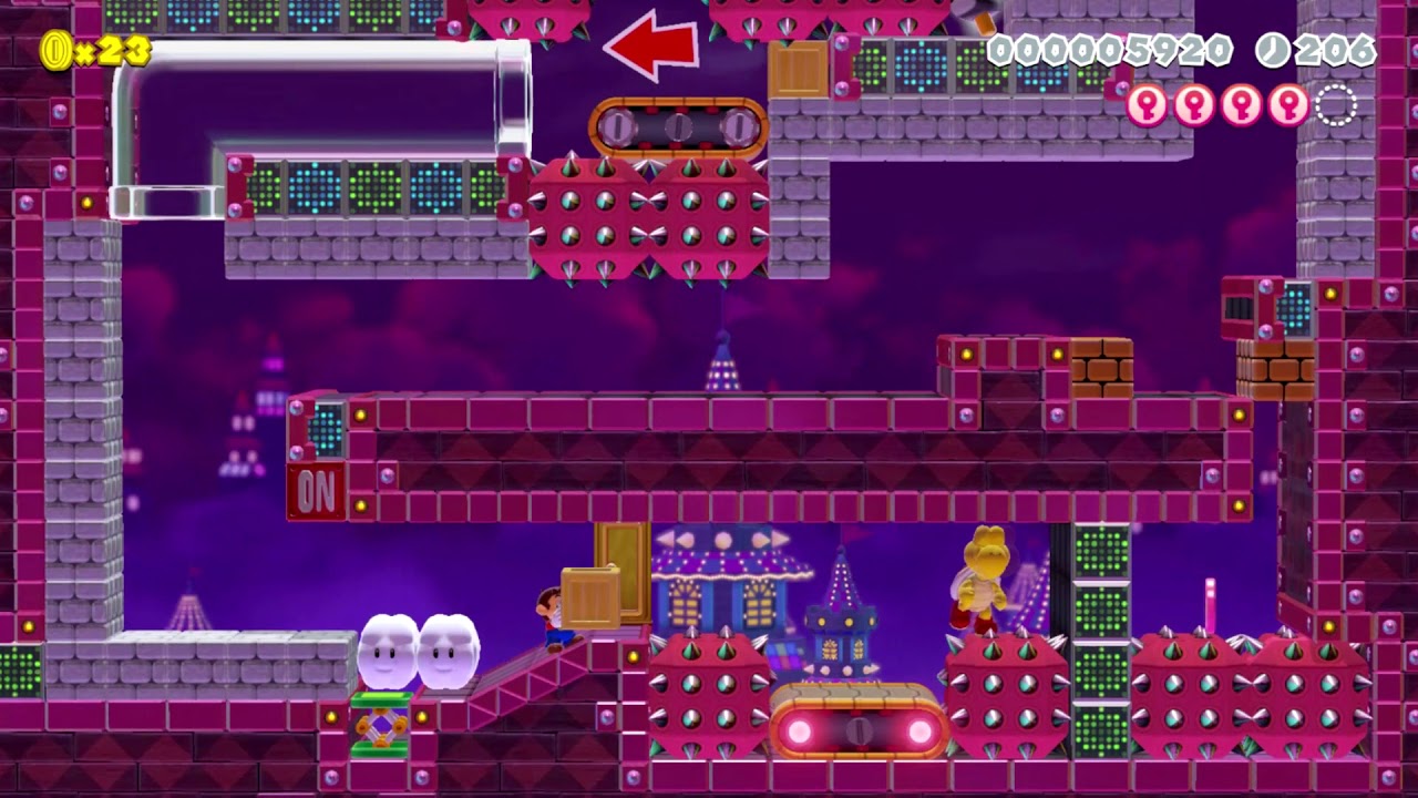 Super Mario Maker 2 - Infiltrating the S.S. PSP - YouTube