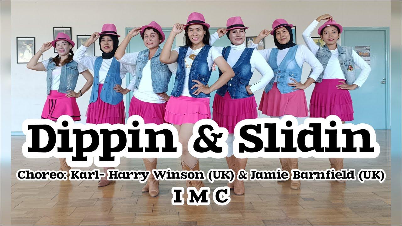 DIPPIN & SLIDIN || Line Dance || Improver || Choreo: Karl - Harry Winson (UK) & Jamie Barnfield ...