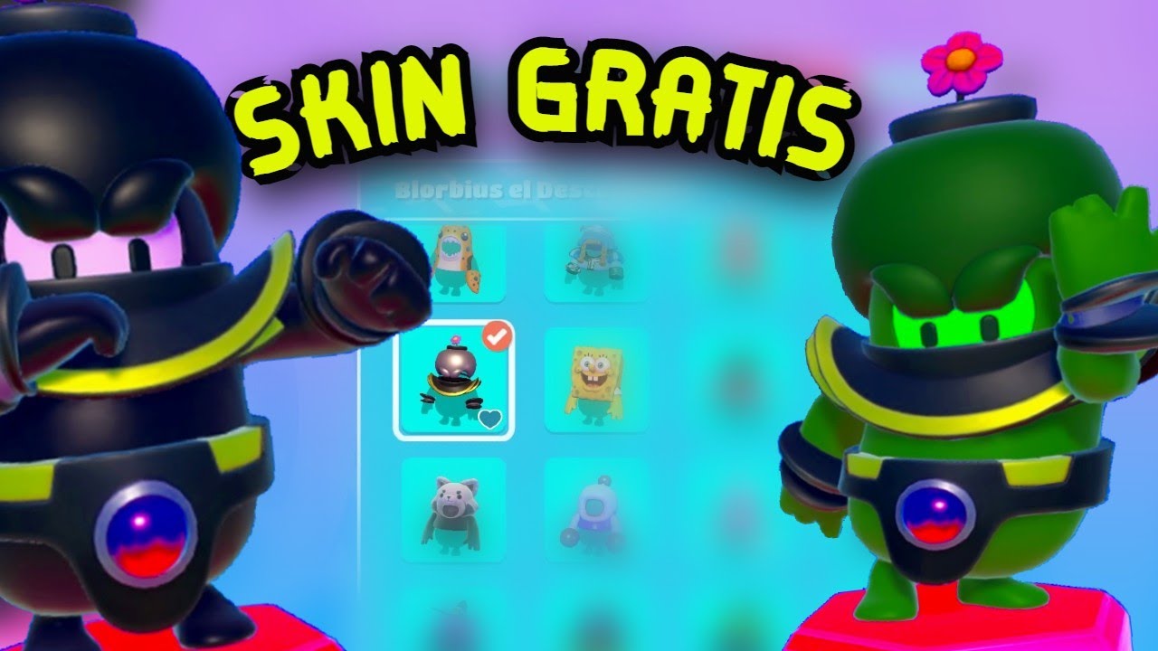 🔴SKIN GRATIS EN FALL GUYS 😮Consigue a BLORBIUS el descontento 🤑¿COMO SE ...